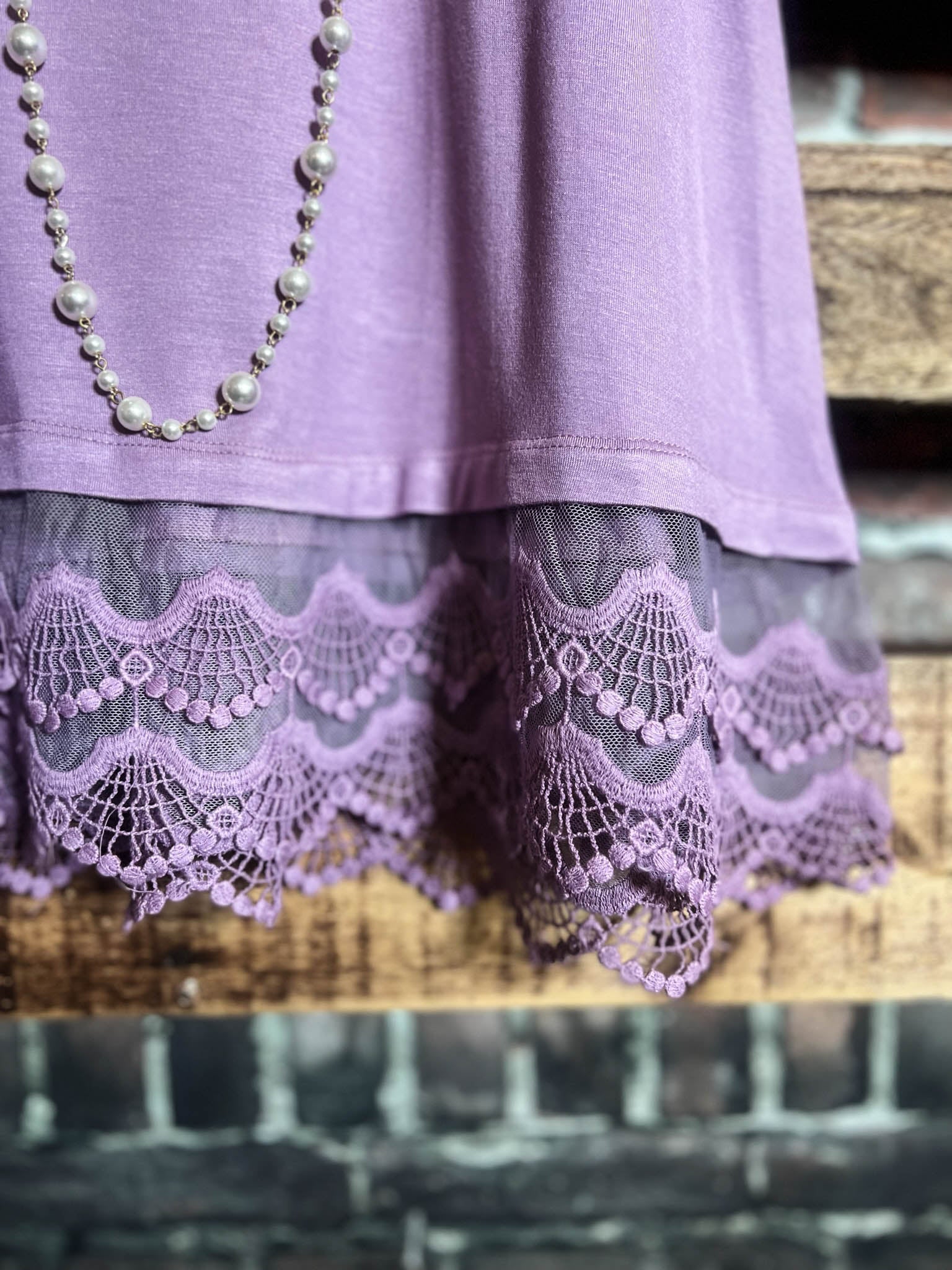 LACE SLIP DRESS EXTENDER TOP CAMI IN LAVENDER-----------SALE – Life is ...